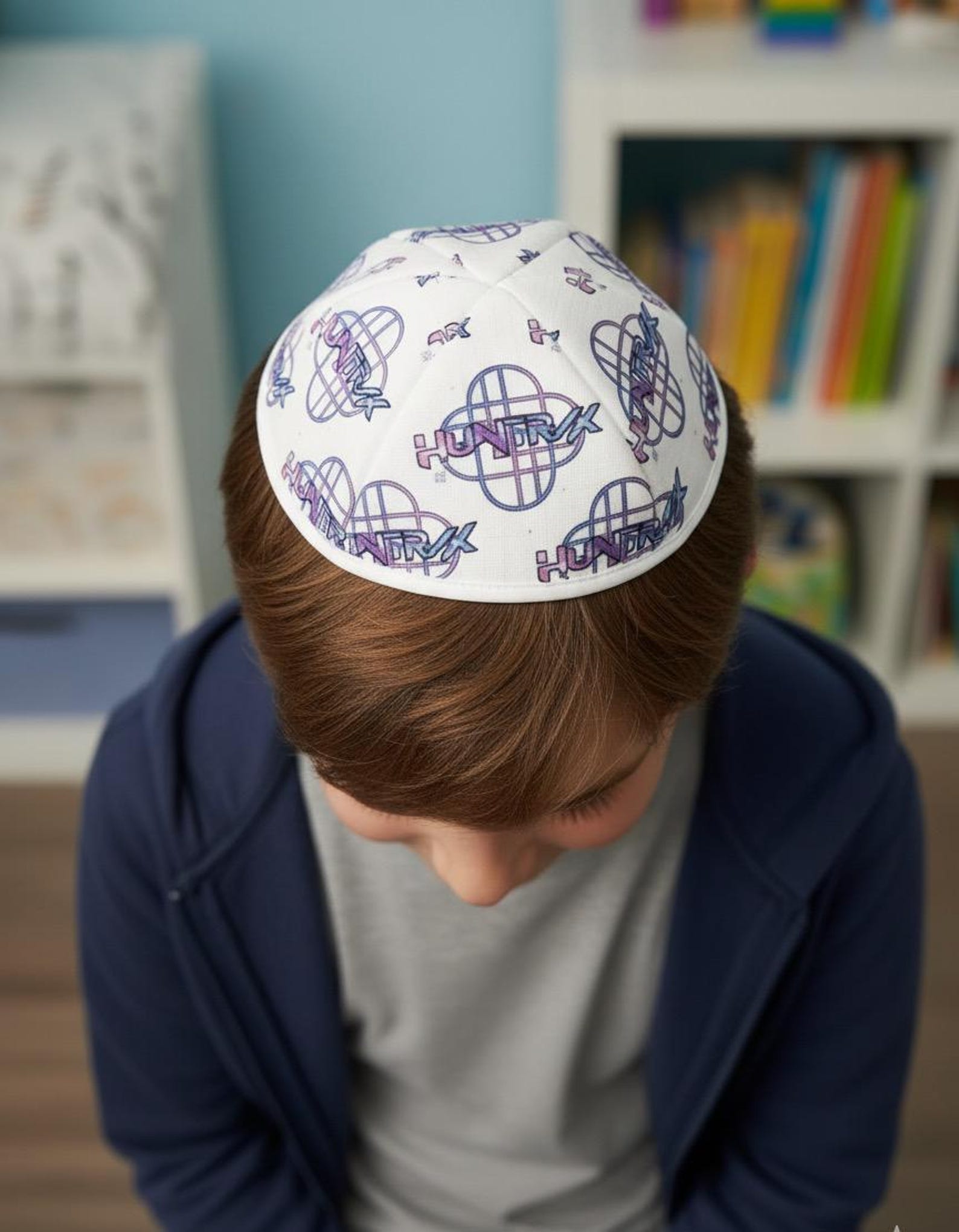 Huntrix White Yarmulke | KPOP Demon Hunters Kippah - Etsy