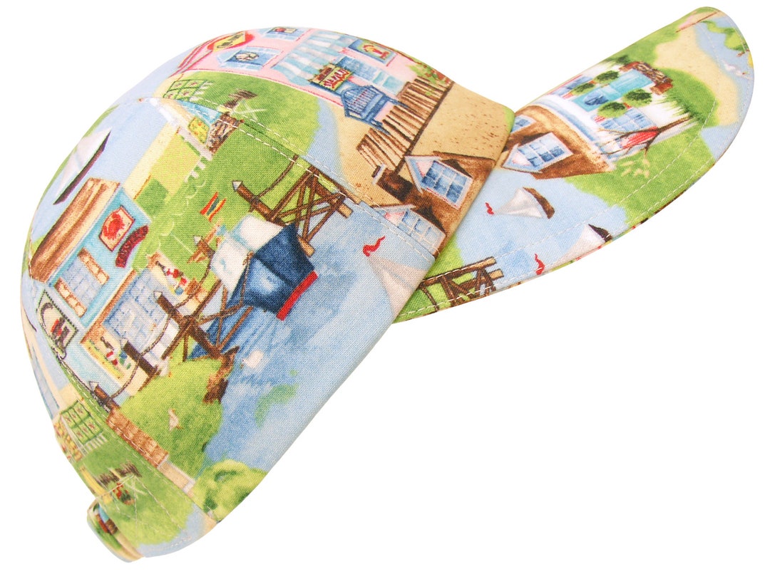 Summer Times - Beachy Baseball Ball Cap Seaside Lakeside Scenic ...