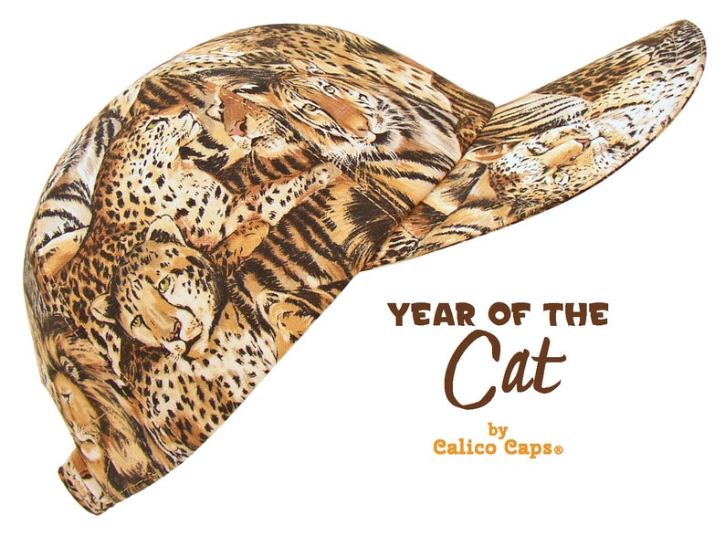 Year of the Cat Lions Tigers Leopard Allover Mixed Animal Wild Cat ...