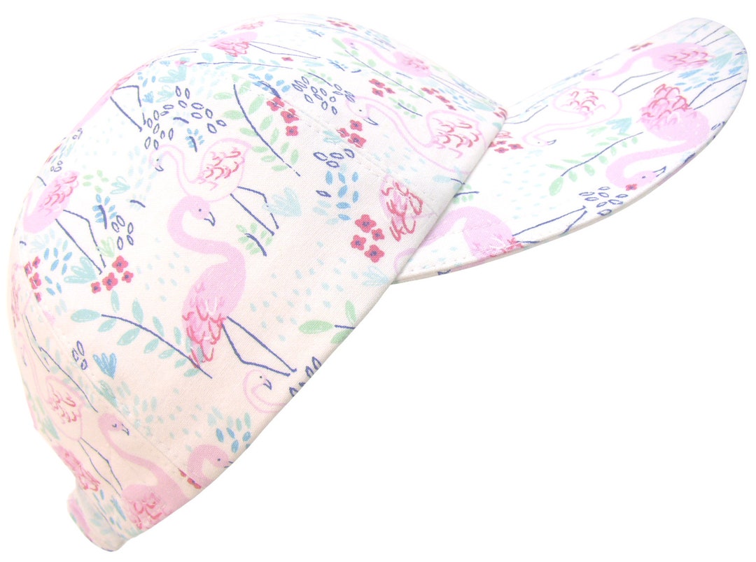 Flamingo Garden - Baseball Ball Cap Pink Blue Cool Mint Green White ...