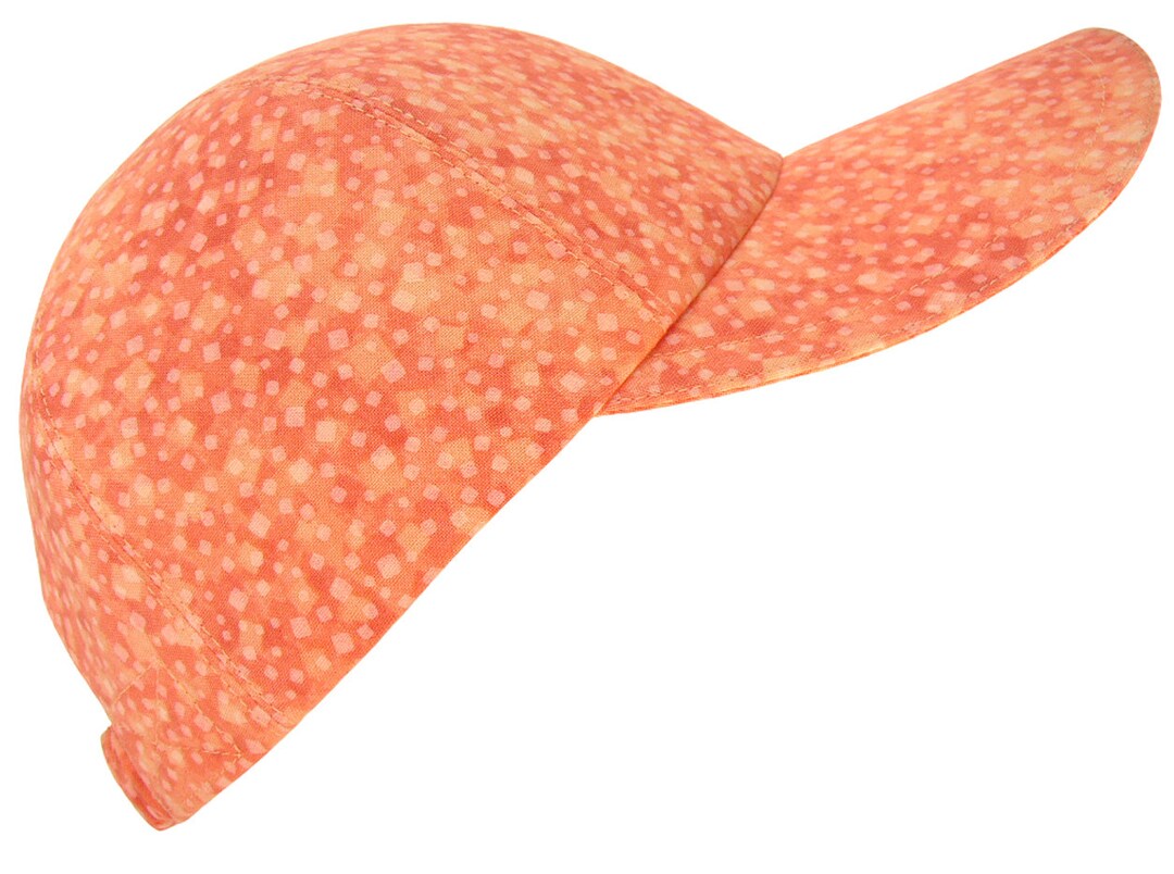 Coral Confetti - SMALL - Ladies Womens Baseball Ball Cap Peach Pastel ...