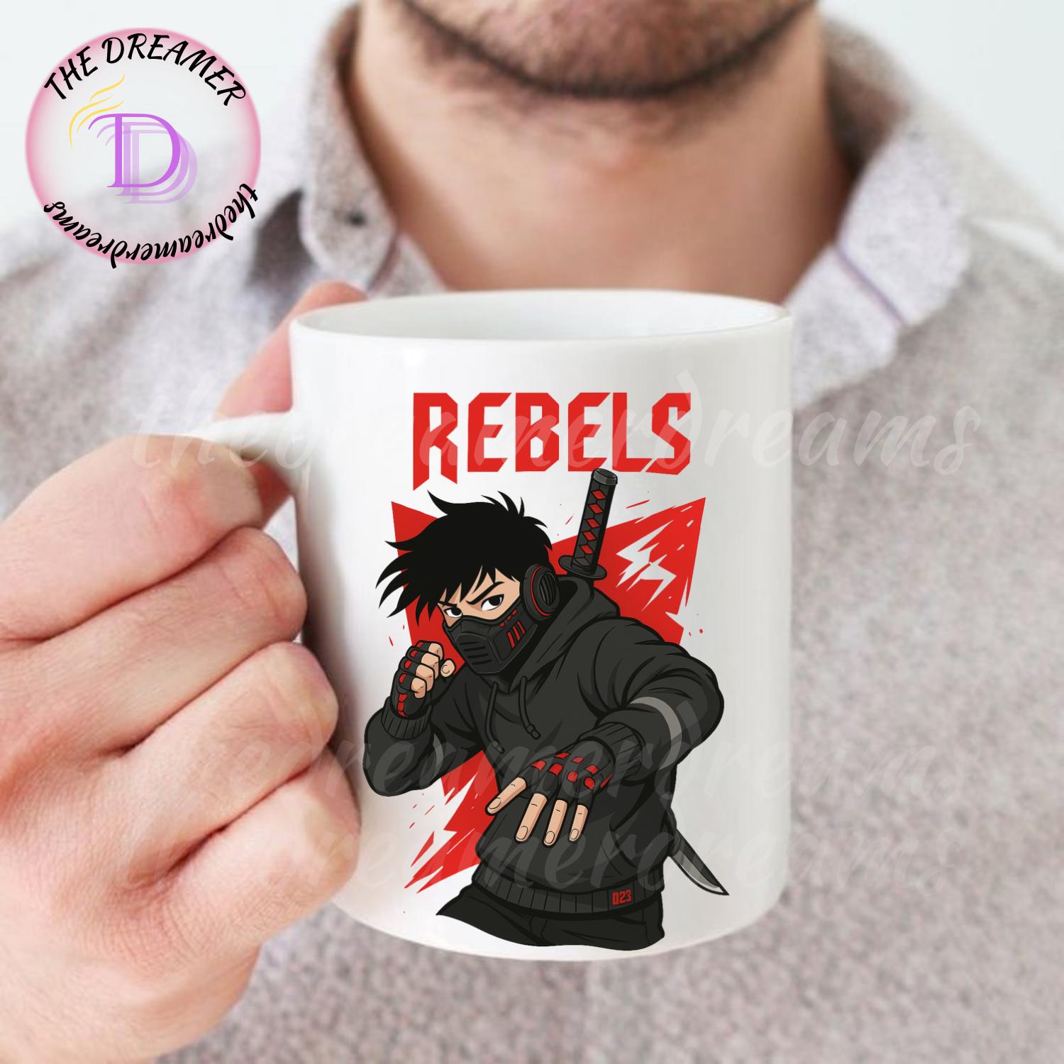 Rebels Anime Boy SVG Png,edgy Anime Character Design for Shirts ...
