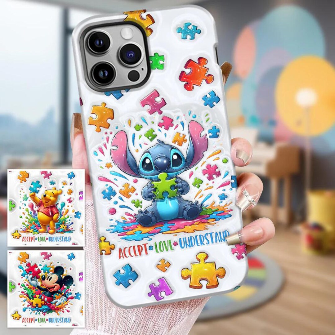 Accept Love Understand Personalized Autism Phone Case, Blue Hawaii ...