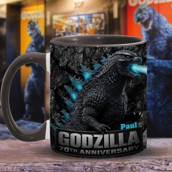 Godzilla Coffee Mugs - Etsy