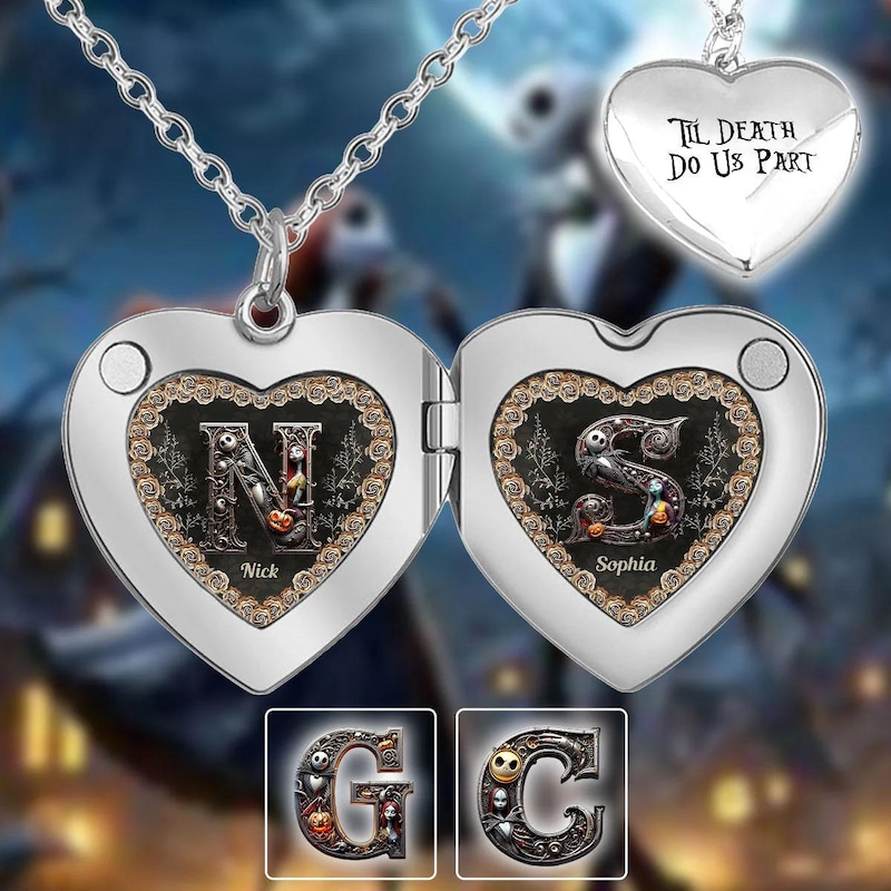 Gothic Couples Locket - Etsy