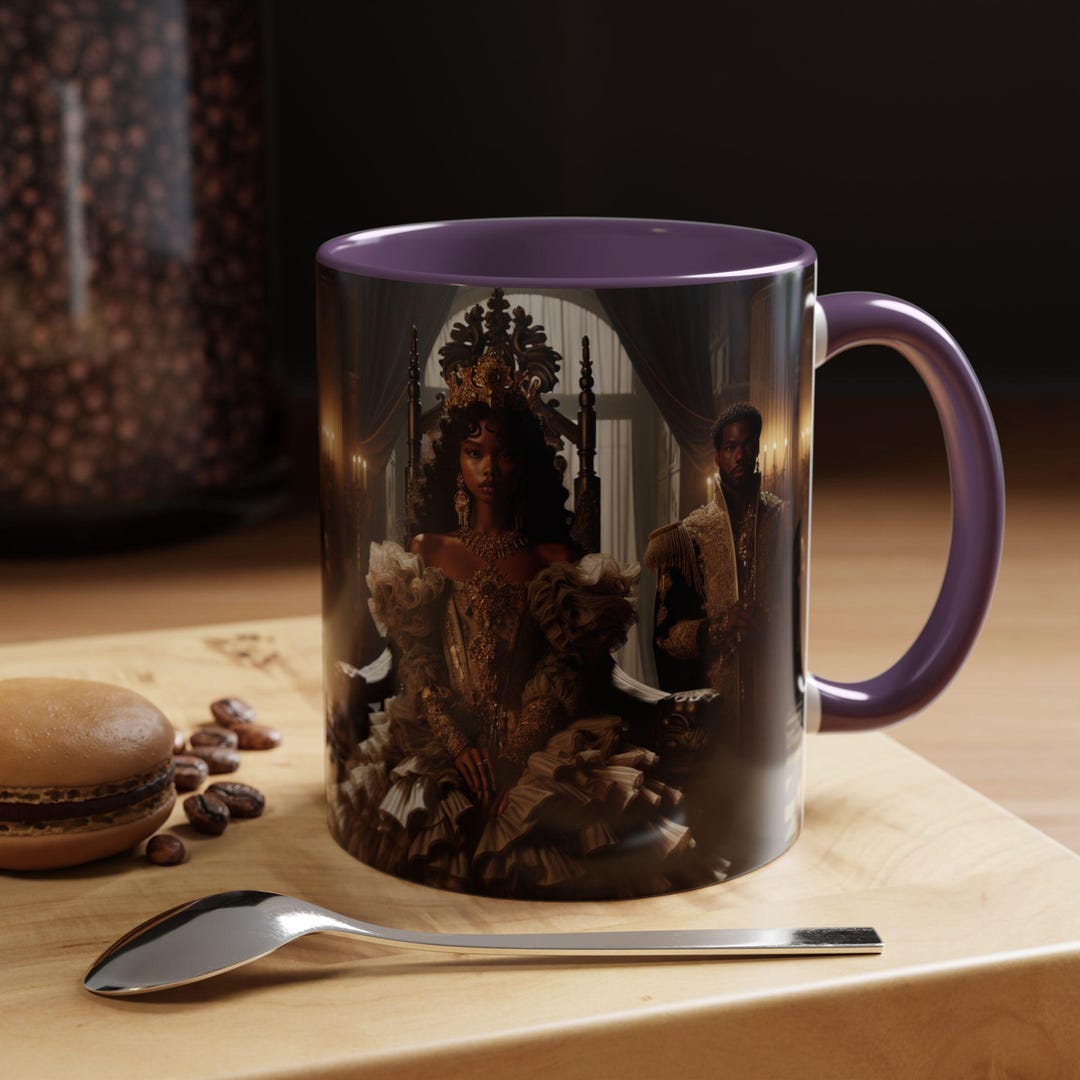 Mug, Woman Royalty Design, Queen Coffee Cup, Feminine Drinkware ...