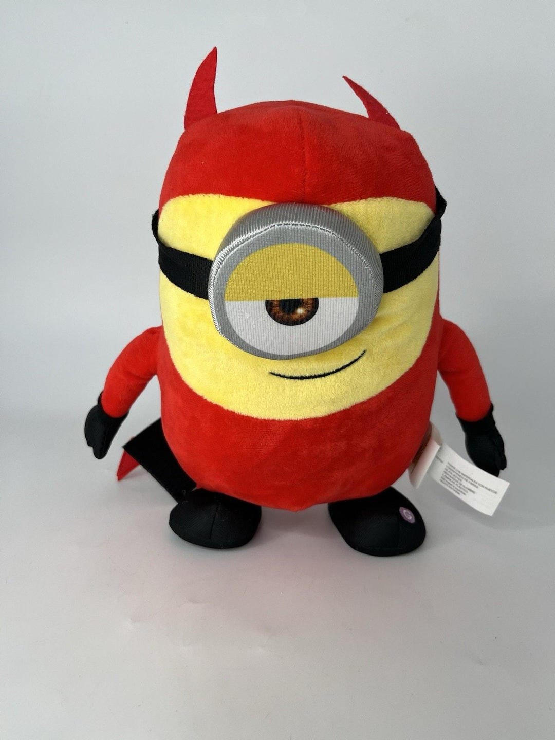 Minions Stuart as Red Devil Plush 12" Halloween Costume - Talks ...