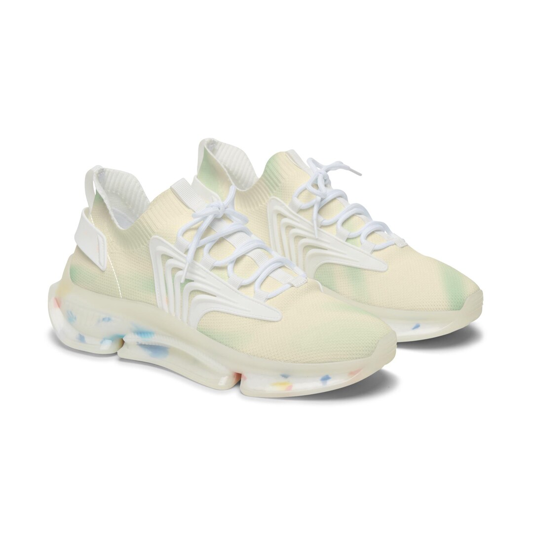 Women's Sneakers With a Subtle Color Gradient - Comfortable Everyday ...