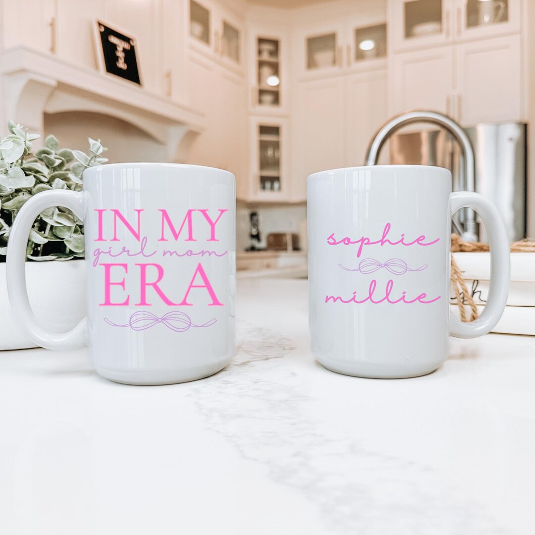 Personalized Mom-era Ceramic Mug, Custom Mom Mug, Gift for a New Mom ...