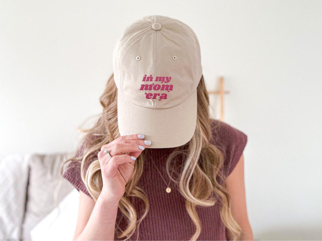 In My Mom Era Embroidered Dad Hat, Moms Club Hat, Cute Baseball Mama ...
