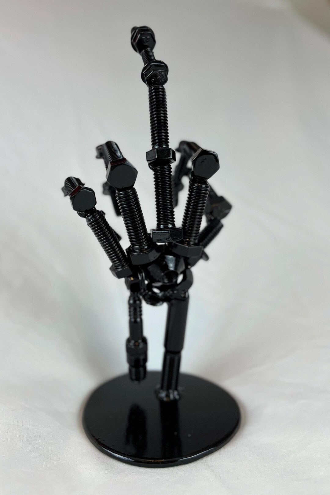 Sculpture Middle Finger Hand-crafted Nut and Bolt Hand 11" - Etsy