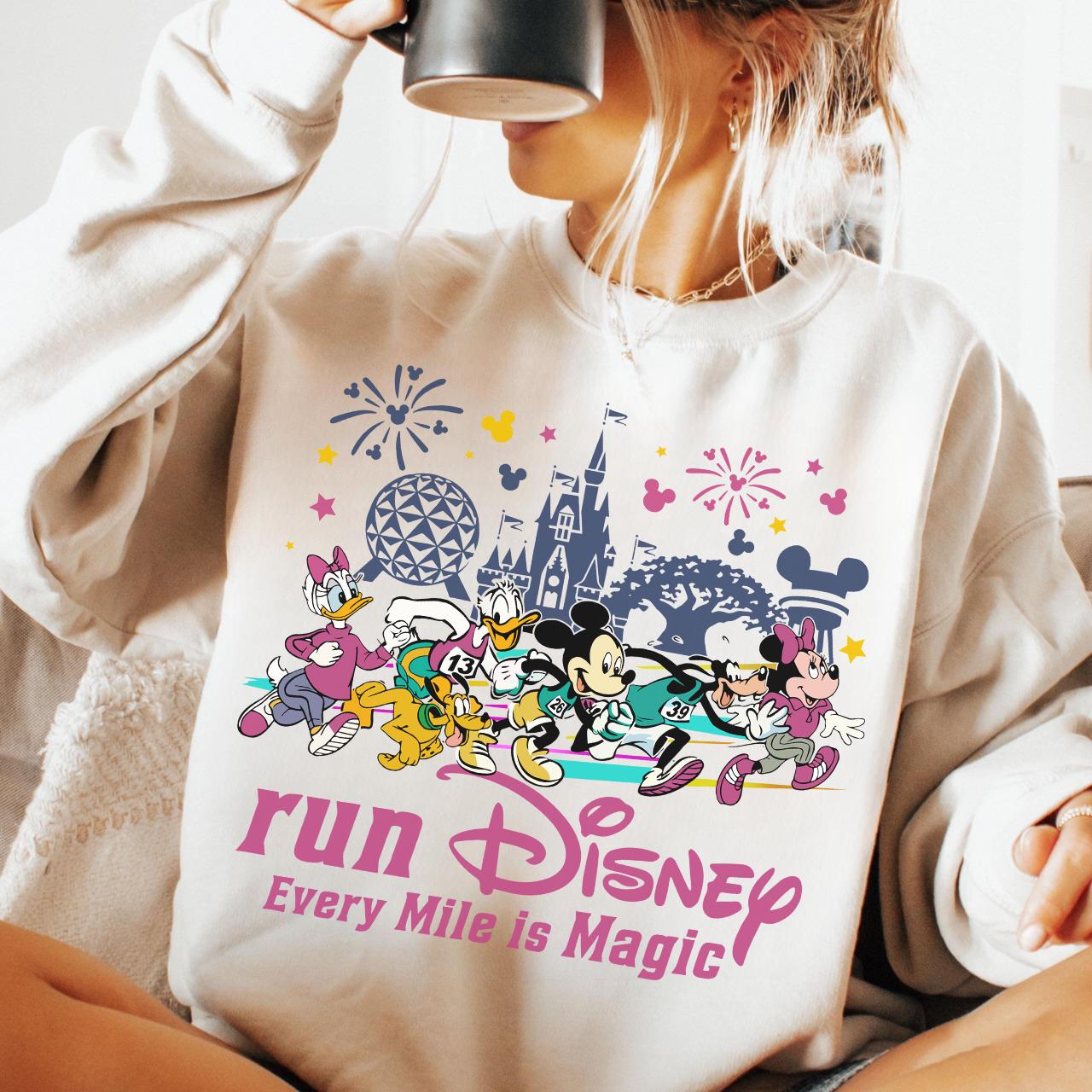 Vintage Run Mickey and Friends Png, Marathon Weekend 2025 PNG, Every ...