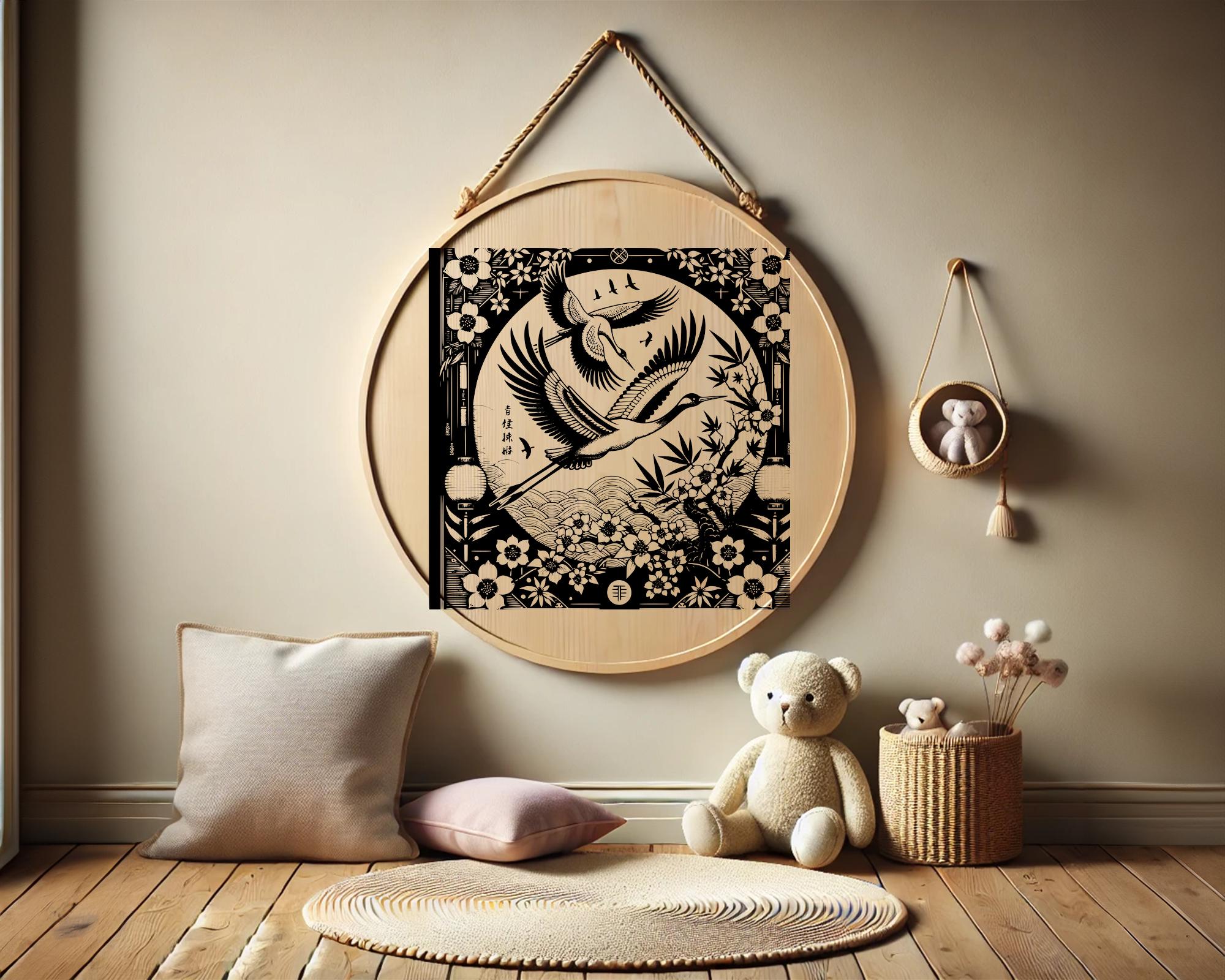 Japanese Symbols SVG, Cutting Digital File, Cultural Heritage Laser ...