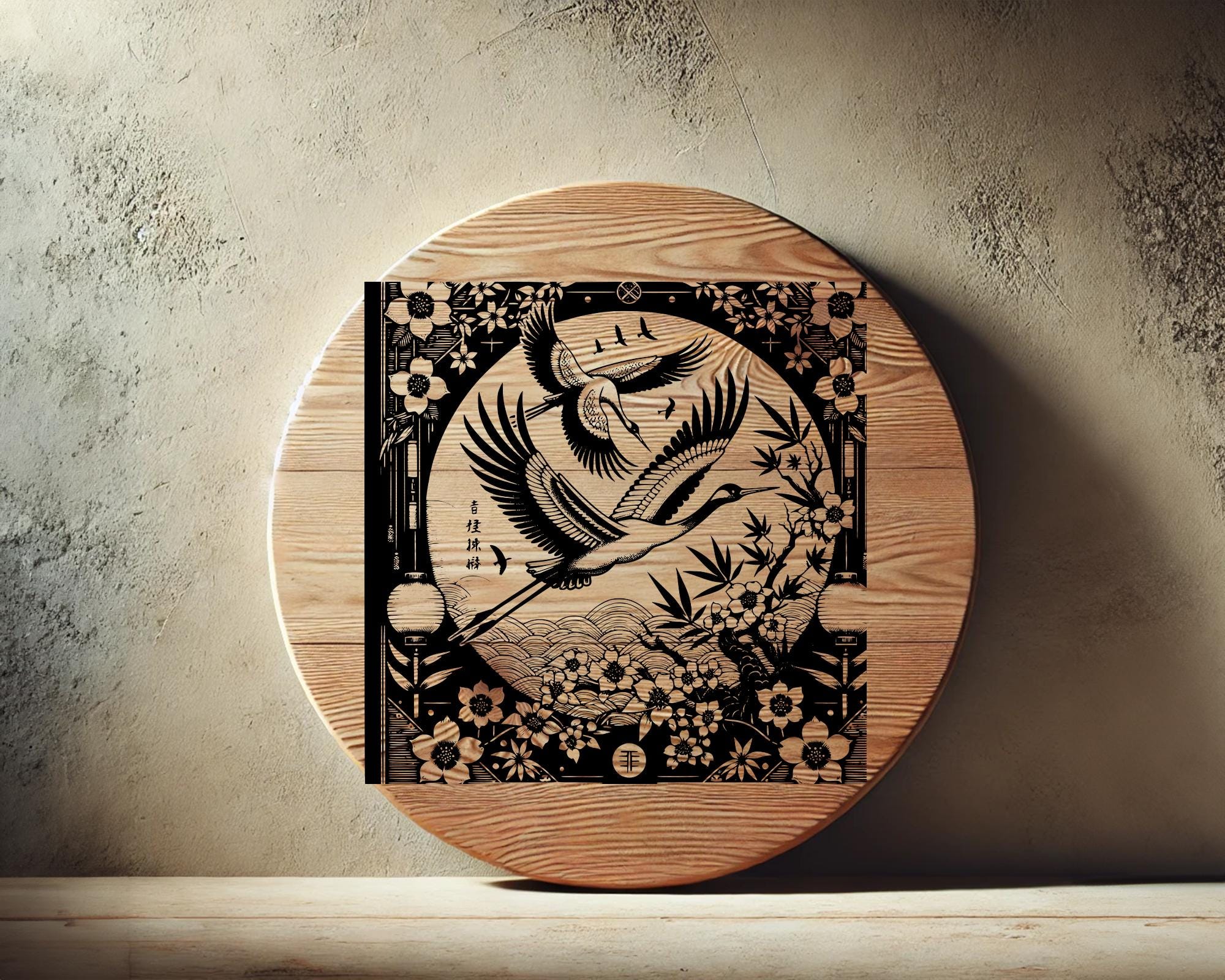 Japanese Symbols SVG, Cutting Digital File, Cultural Heritage Laser ...