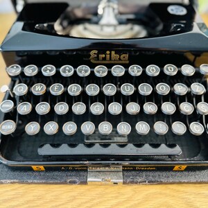 Erika Typewriter – 1930s, Fully Working, Vintage German Machine - Etsy