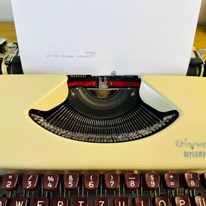 Vintage German Olympia Typewriter From the 1962s – Fully Working ...