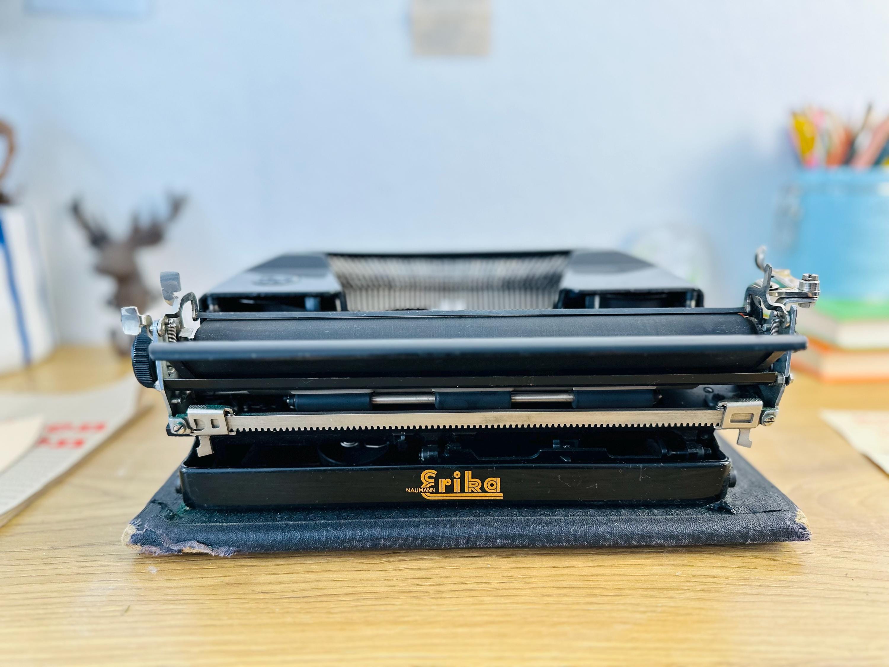 Erika Typewriter – 1930s, Fully Working, Vintage German Machine - Etsy