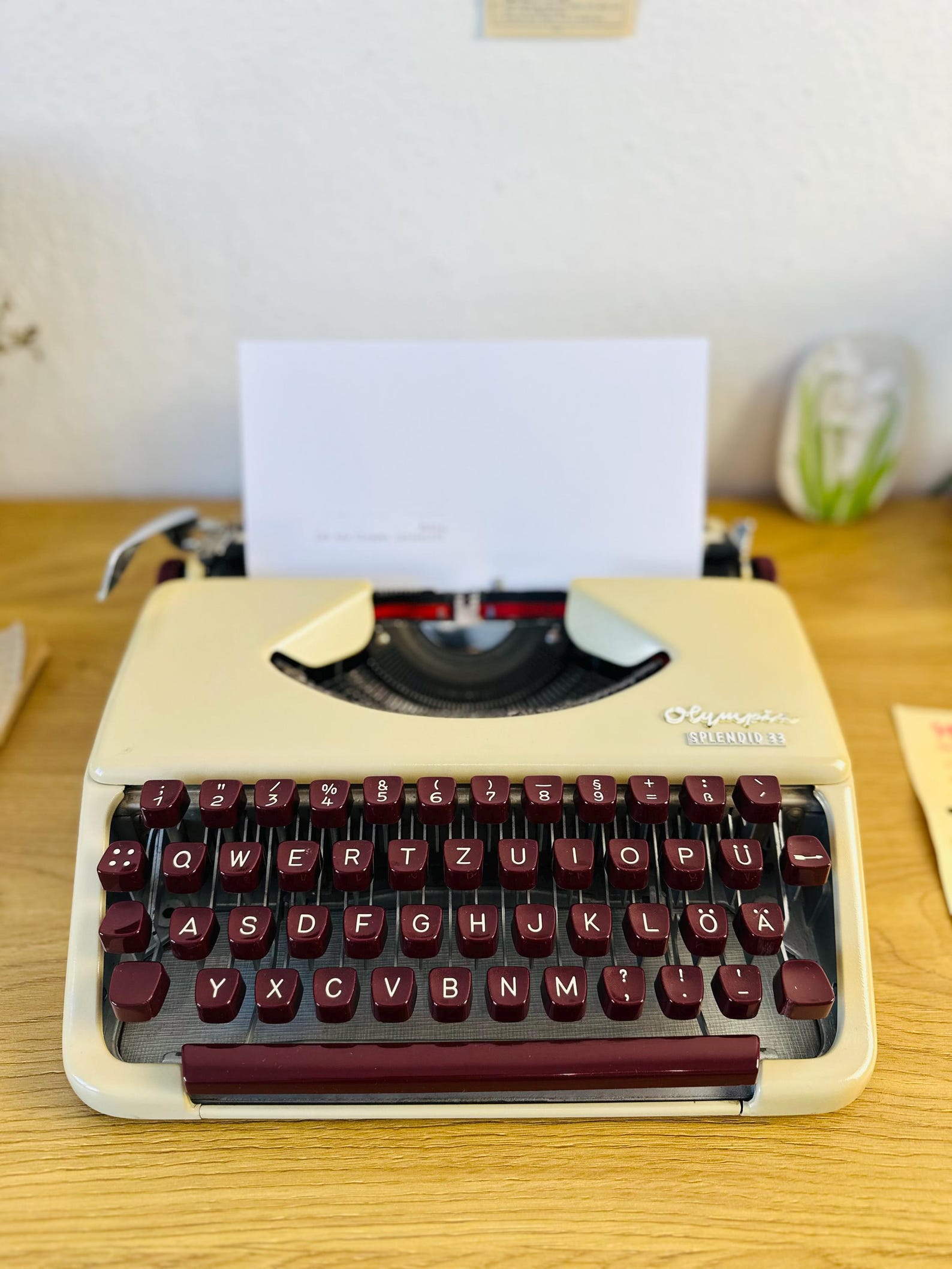 Vintage German Olympia Typewriter From the 1962s – Fully Working ...