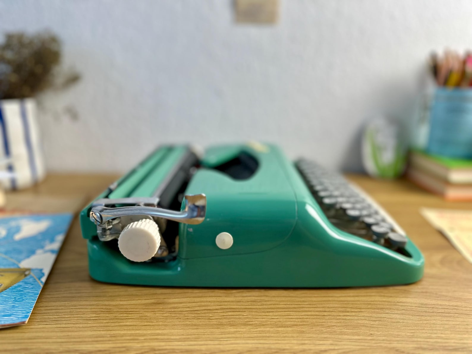Consul Portable Typewriter – Turquoise, 1970s, Manual Antique ...