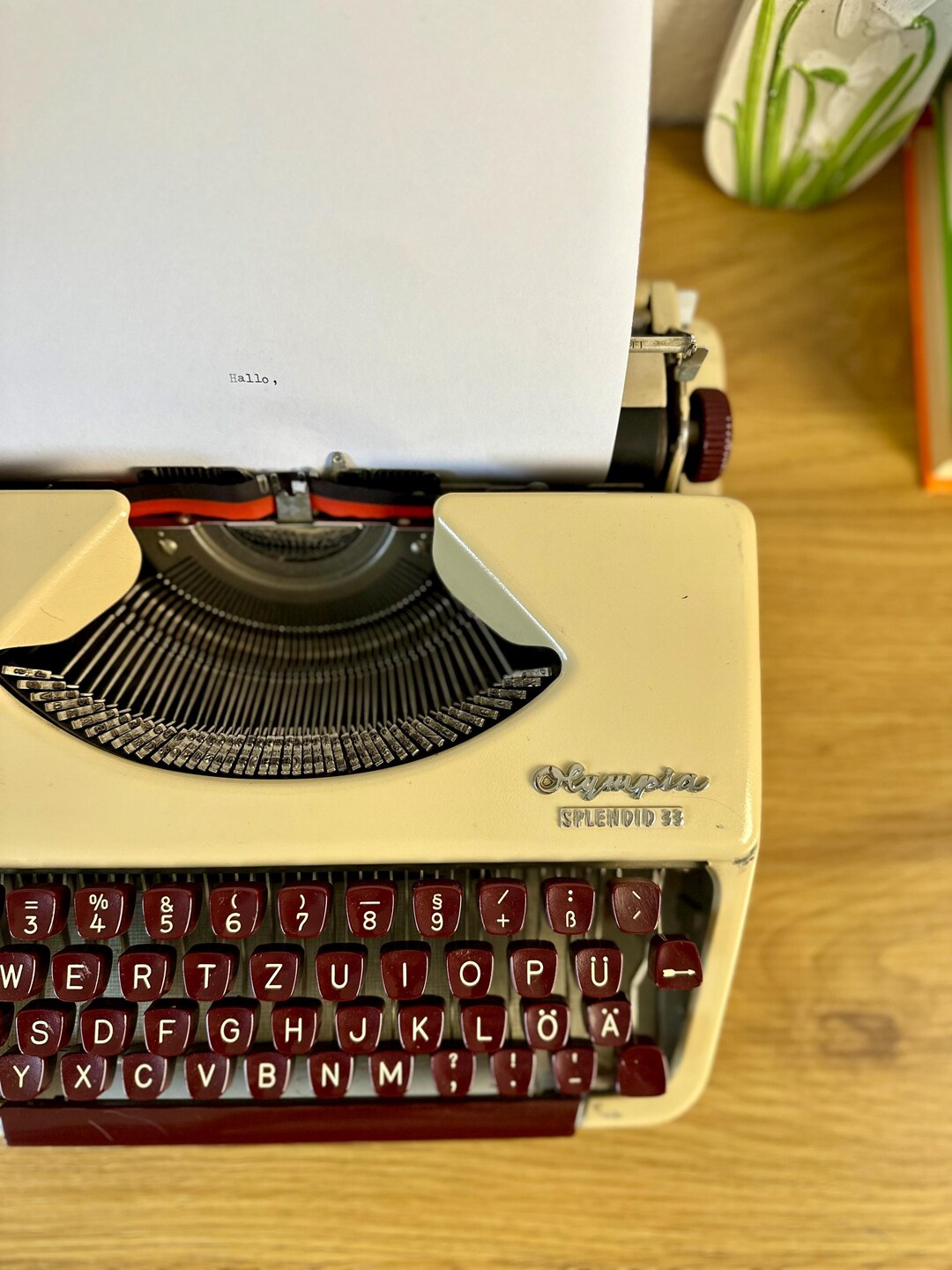 Vintage German Olympia Typewriter From the 1962s Fully Working ...