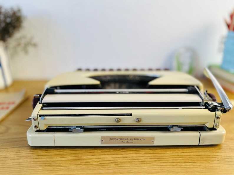 Vintage German Olympia Typewriter From the 1962s – Fully Working ...