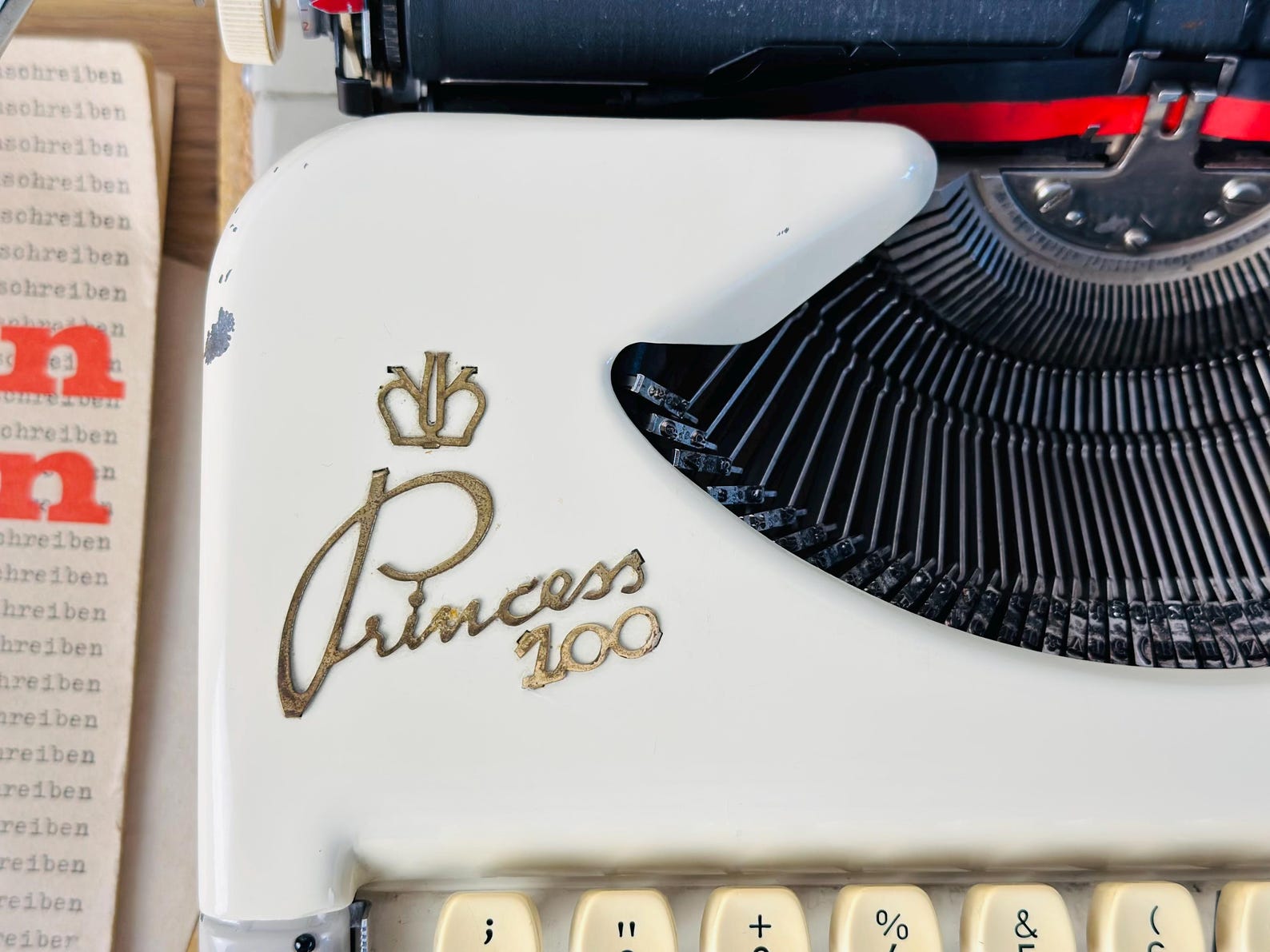 Princess 100 Typewriter – Beige, Vintage & Working - Etsy