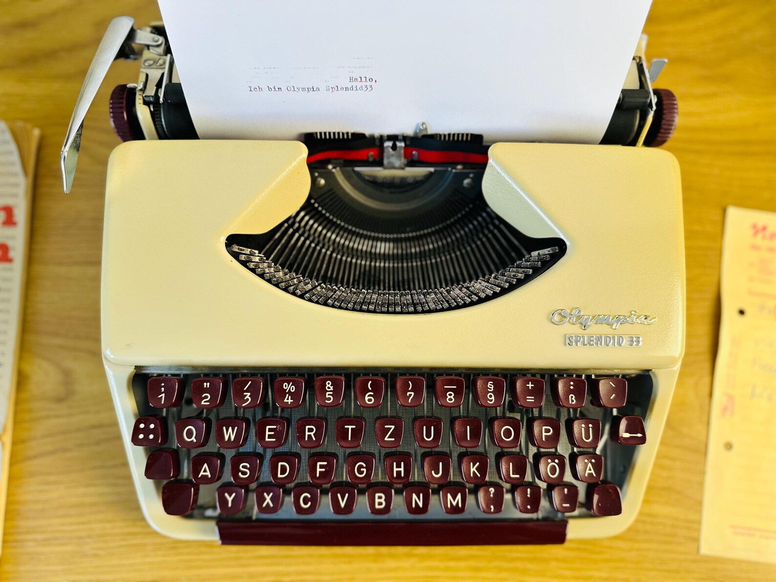 Vintage Olympia Typewriter: 1960s German Mechanical Writing Machine - Etsy