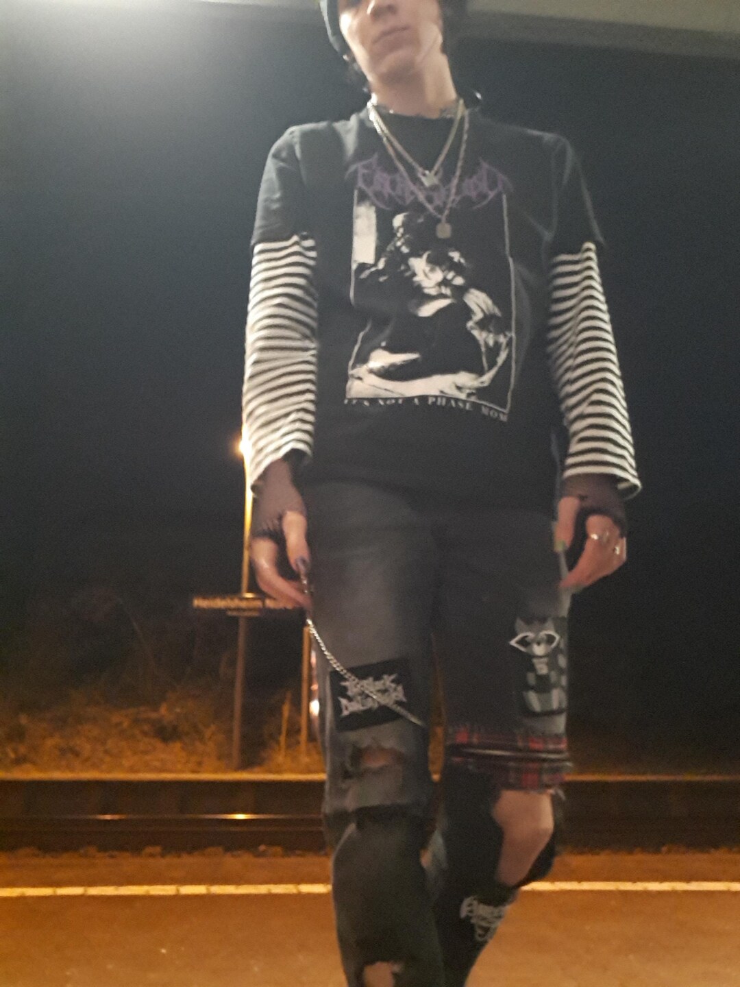 Custom Crust Pants Emo Punk DIY Jeans - Etsy