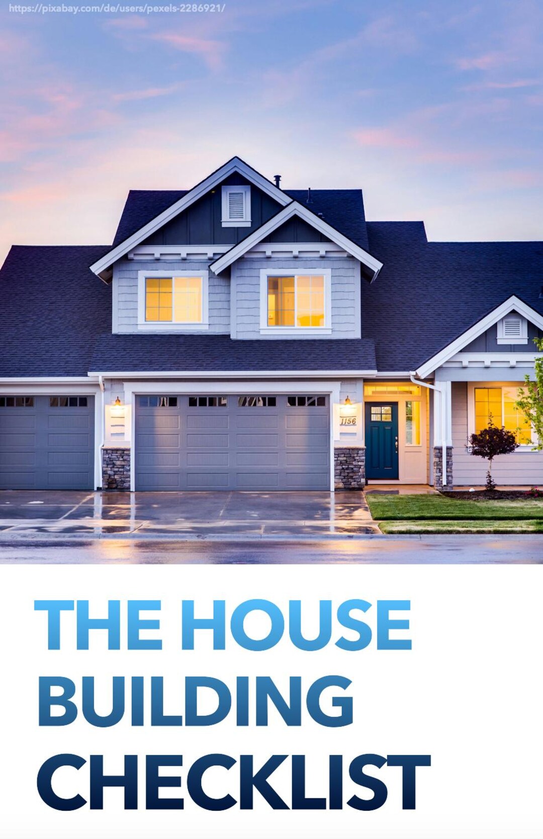 The Ultimate Checklist for Building Your Dream Home! House Building ...