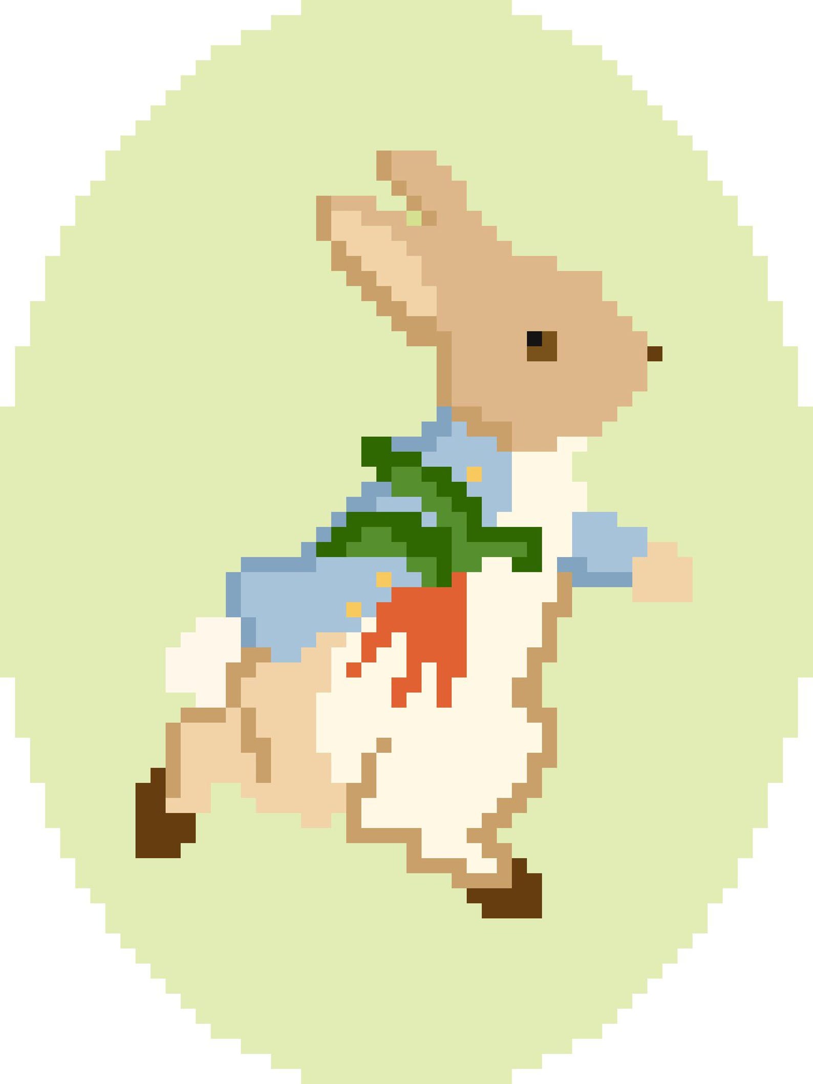 Peter Rabbit Digital Needlepoint Chart - Etsy