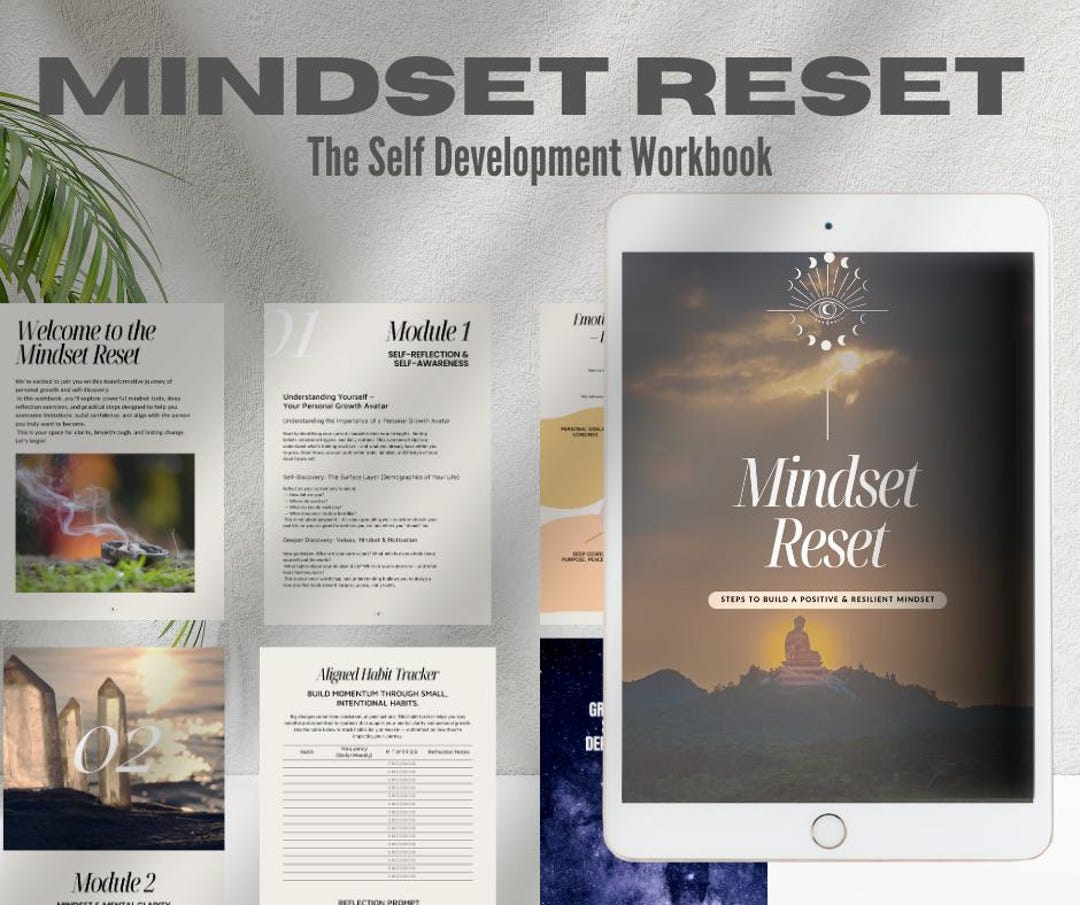 Self Development Workbook PDF – Personal Growth Journal – Printable ...