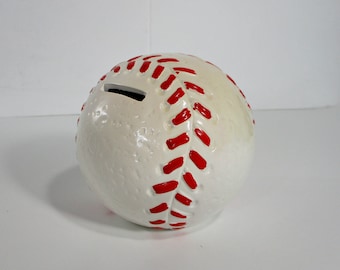 Softball Piggy Bank - Etsy
