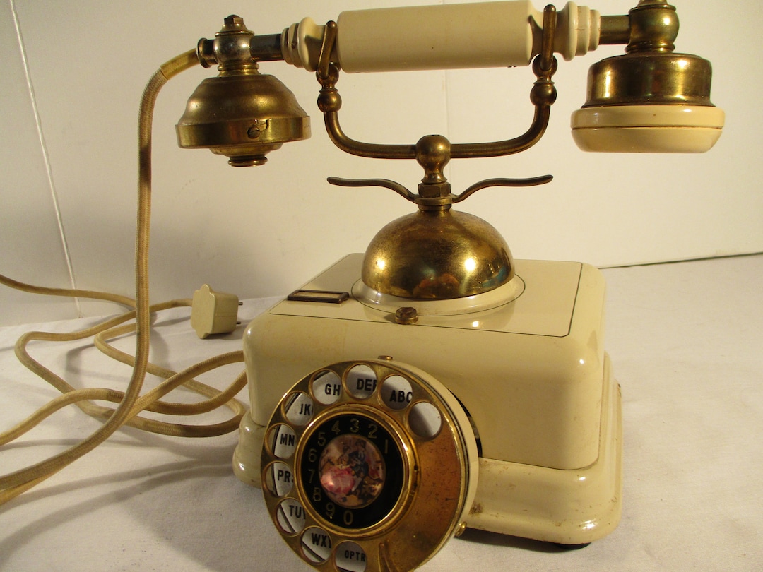 French Style Victorian Telephone, Retro European Style Rotary Phone ...