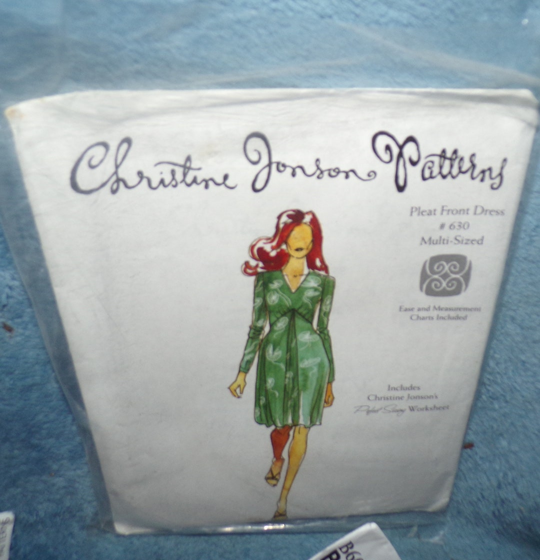 Christine Jonson Patterns Dress Pattern Uncut Size Multi Size - Etsy