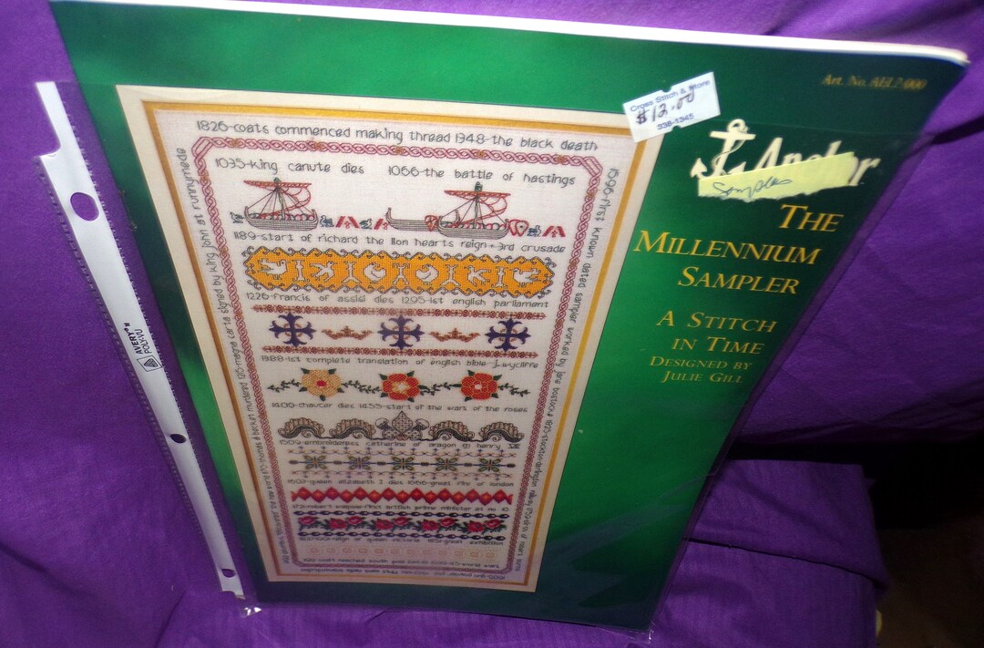 The Millennium Sampler Judy Gill Cross Stitch Pattern Flyer - Etsy