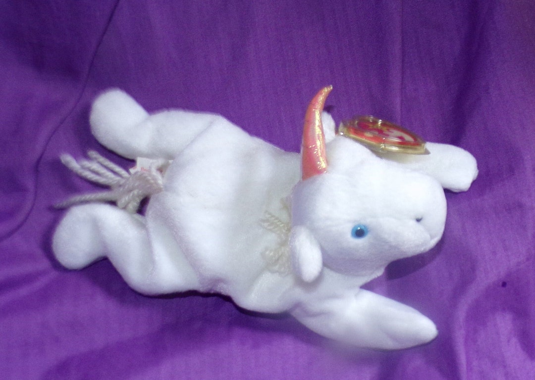 TY Beanie Baby Mystic the Unicorn With Iridescent Horn With Tag Retired ...