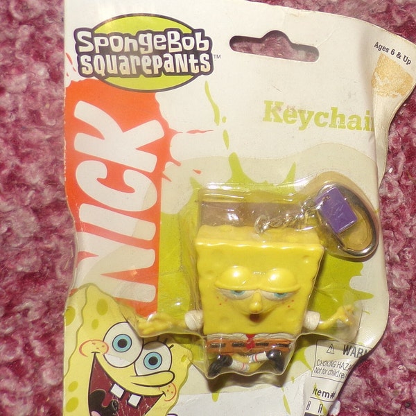 Spongebob Keychain - Etsy