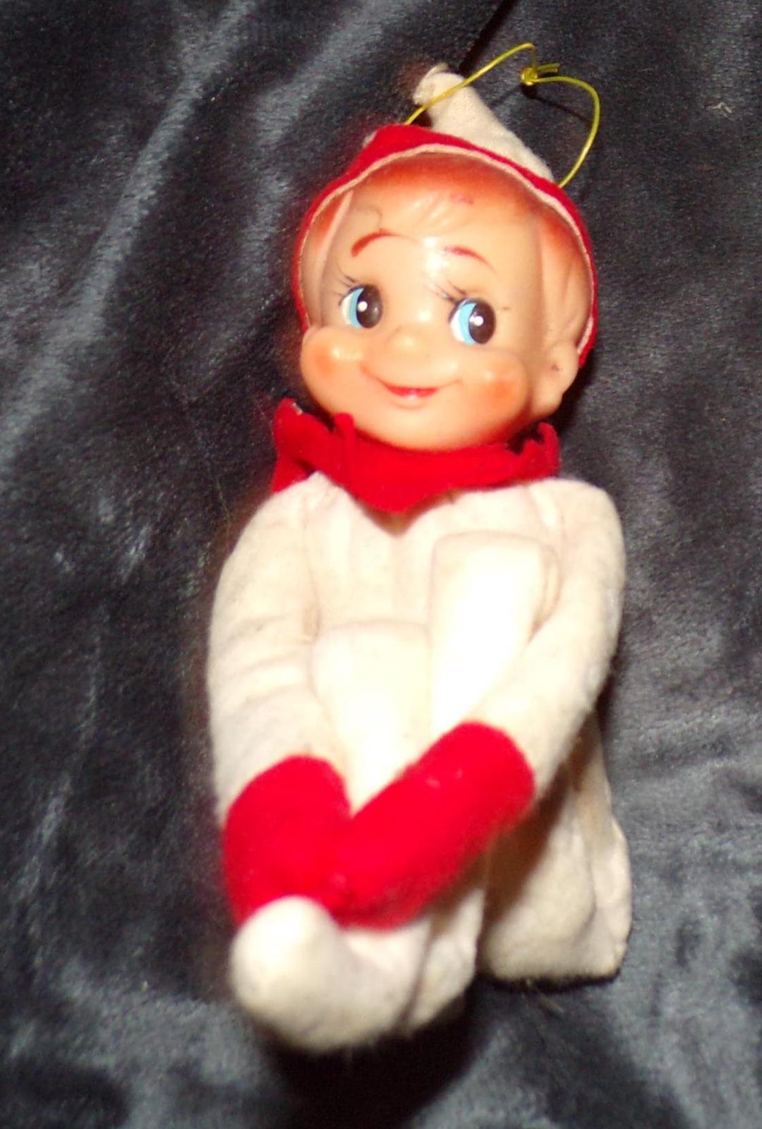 Vintage Kneeling Elf Rubber Face to Rehab - Etsy