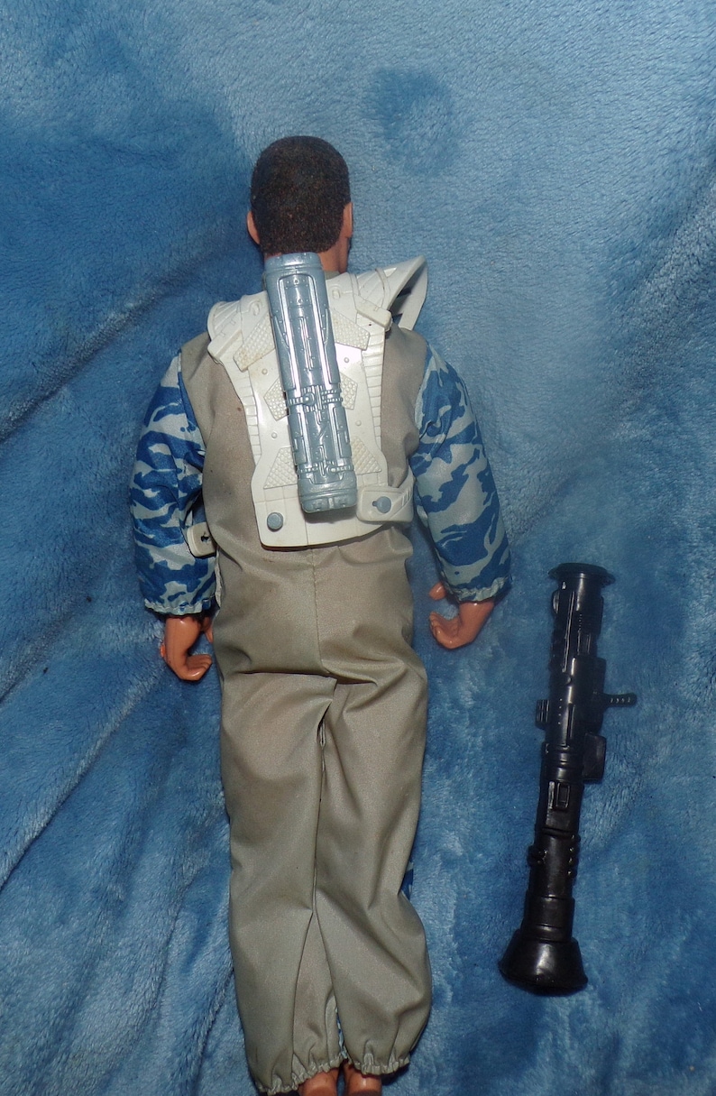 Vintage Action Man 1:6 Scale Figure Blue Camo Jumpsuit Hasbro - Etsy