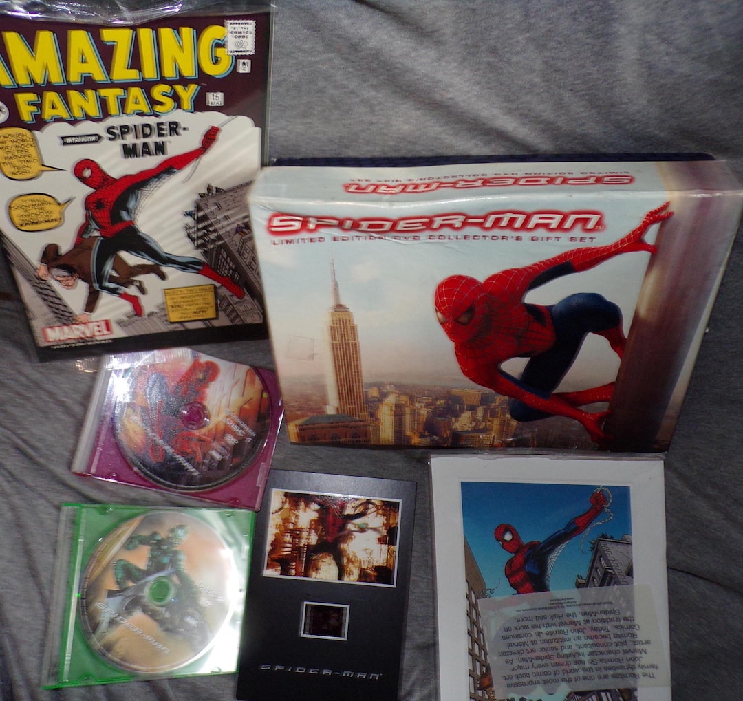 Spider-man Limited Edition DVD Collector's Gift Set With Film Strip ...