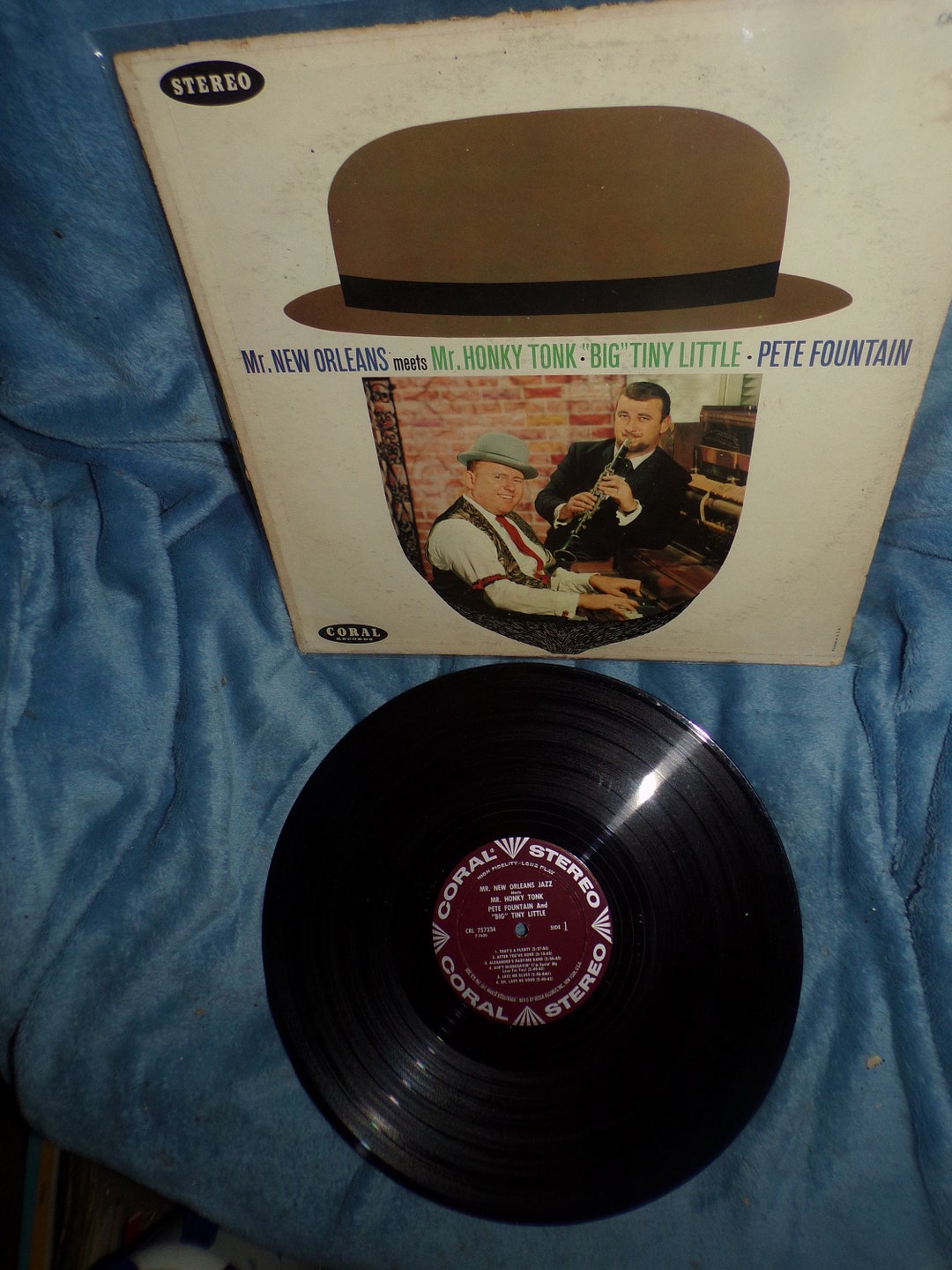 Vintage Mr New Orleans Meets Mr Honky Tonk Big Tiny Pete and Pete ...