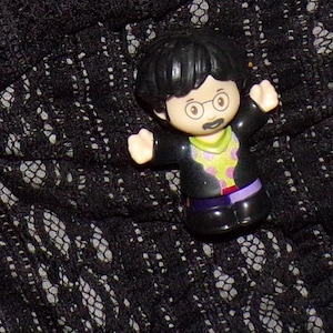 Fisher Price Little People Beatles Yellow Submarine Black Hair John ...