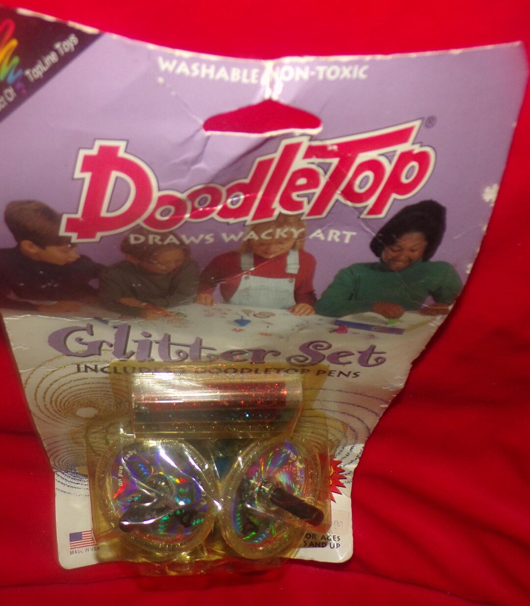 Doodle Top Draws Wacky Art Drawing Set Sealed Kit - Etsy