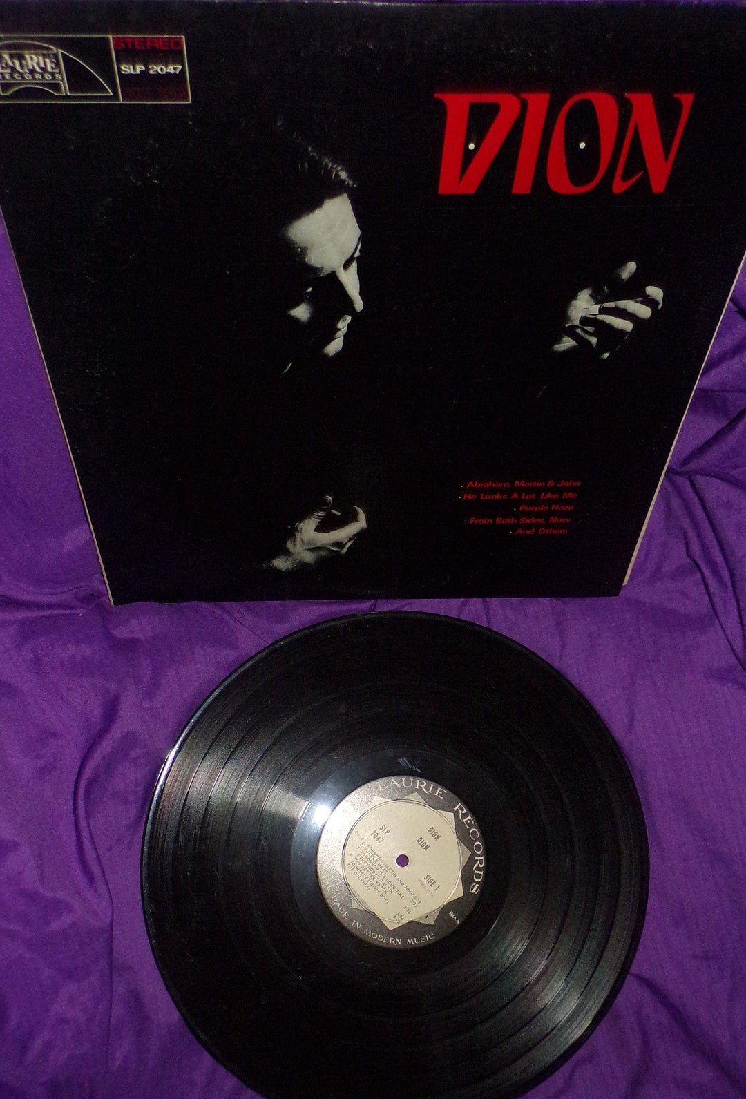 Vintage Dion Self Titled Vinyl LP Record Album - Etsy