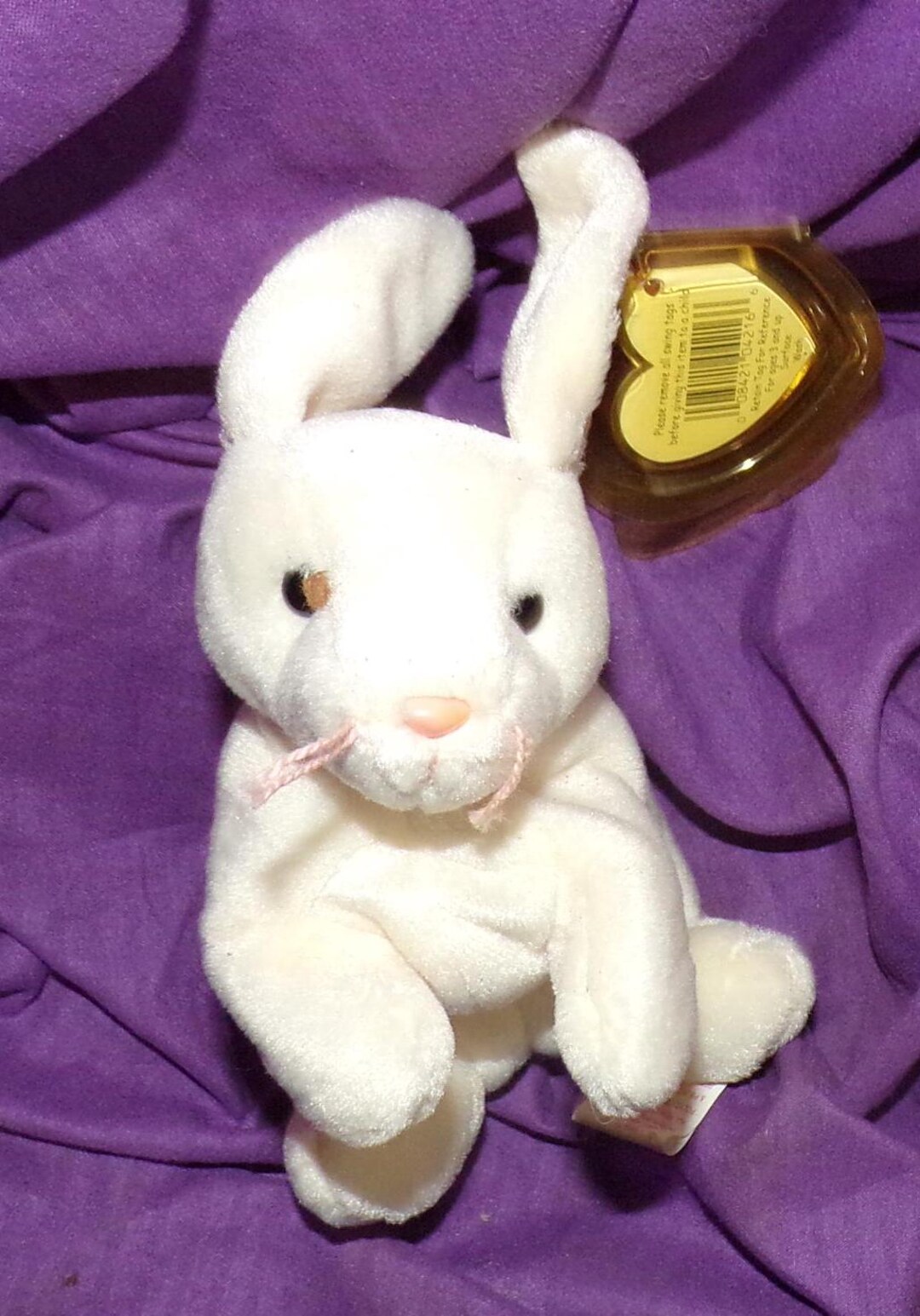 TY Beanie Baby Nibbler the Rabbit With Tag Retired - Etsy