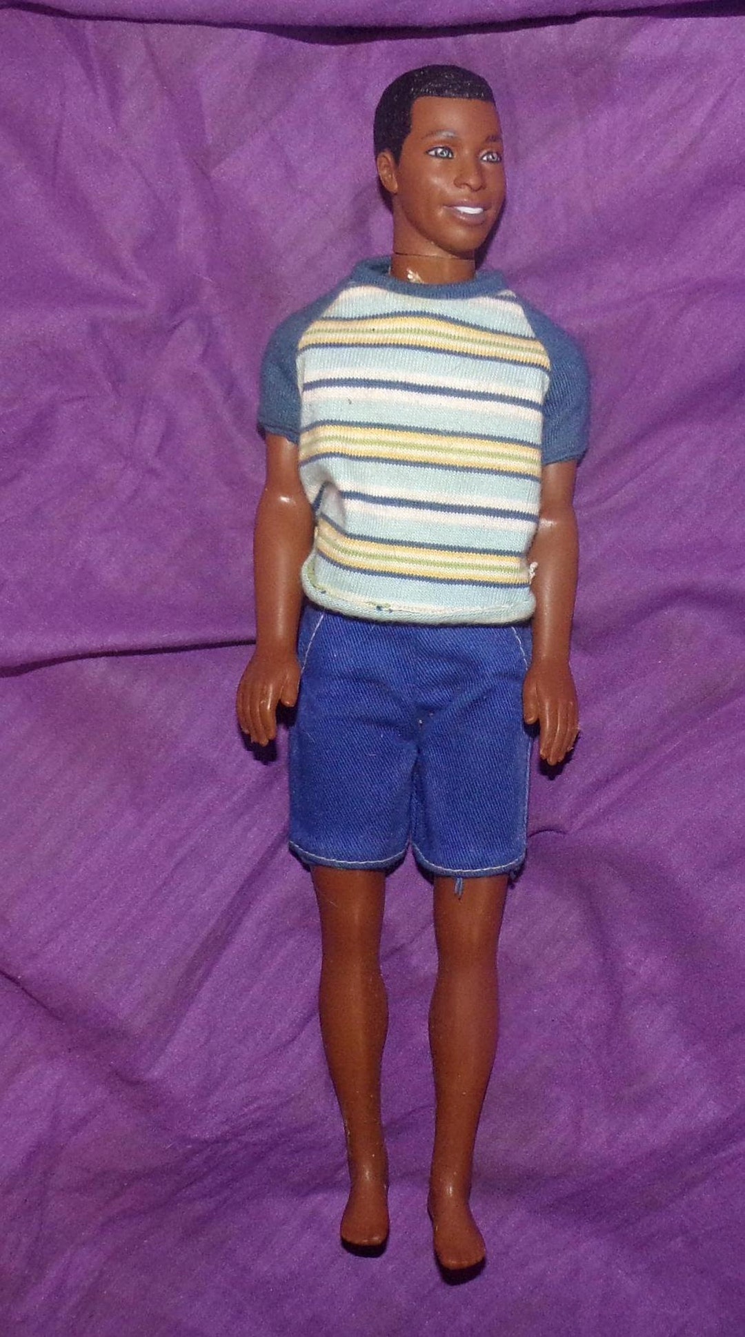 Vintage Mattel Barbie African American Steven Doll in Shorts and ...