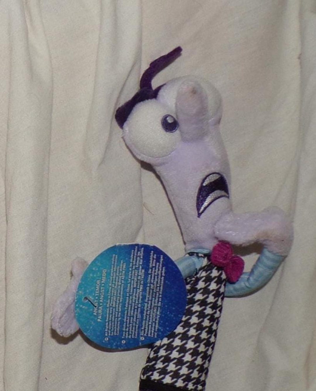 TOMY Walt Disney Inside Out FEAR CHARACTER 9" Plush Stuffed Animal Toy ...