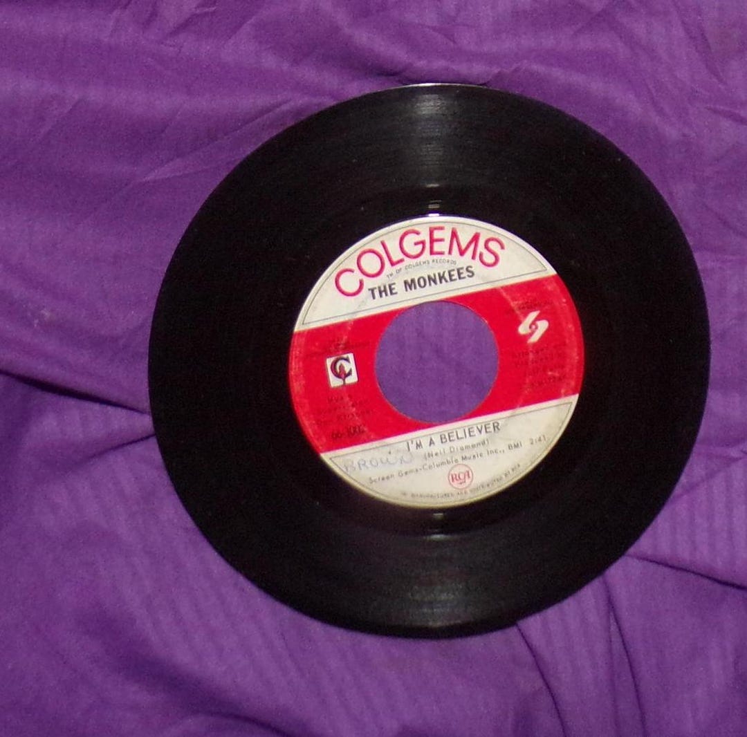 Vintage the Monkees - I'M A Believer / (I'M Not Your) Steppin' Stone on ...