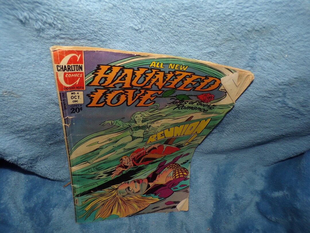 Vintage Comic Book Charlton Haunted Love #4 Comic Book - Etsy