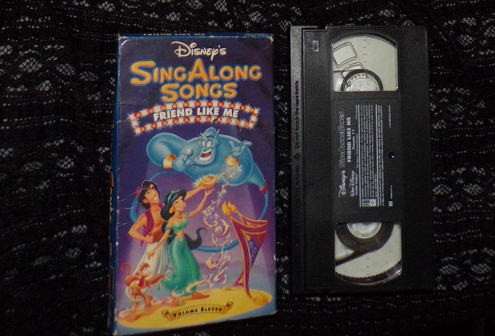 Disneys Sing Along Songs - Aladdin: Friends Like Me (VHS, 1993) Volume ...